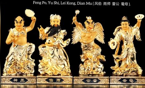 Patung Dewa Feng Po, Yu Shi, Lei Kong & Dian Mu » Agama & Kepercayaan ...