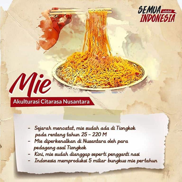 Asal Usul Mie Di Indonesia » Makanan & Minuman, Sejarah » Tionghoa.org ...