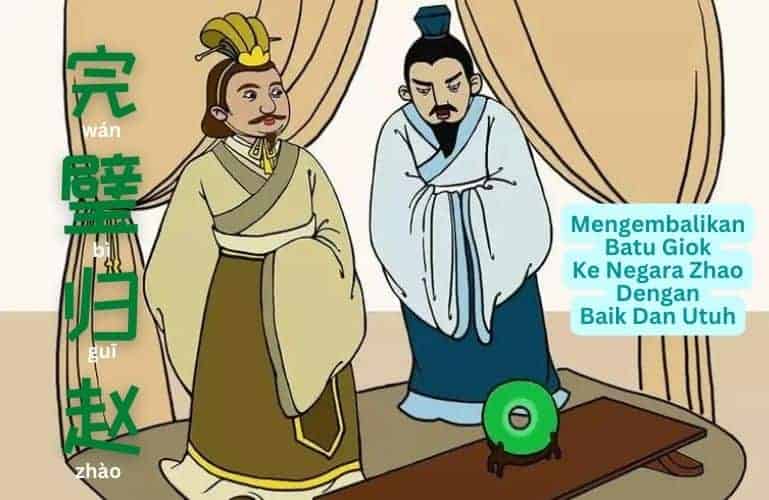 Idiom Tiongkok - Mengembalikan Batu Giok Ke Negara Zhao Dengan Baik Dan ...